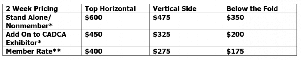 Banner Advertising Now Available! | CADCA
